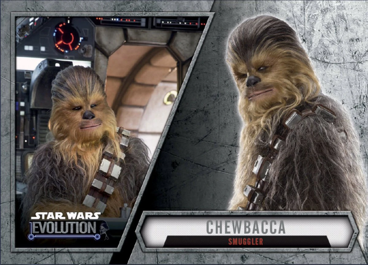 Chewbacca - Smuggler (TFA) - Evolution | Star Wars: Card Trader Wiki ...