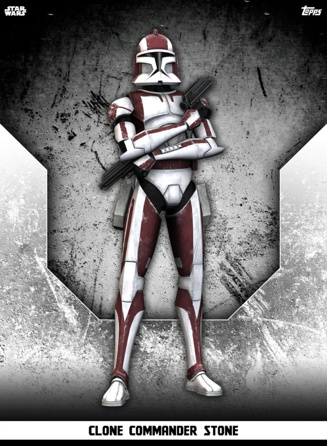 Clone Commander Stone - Rank & File | Star Wars: Card Trader Wiki | Fandom