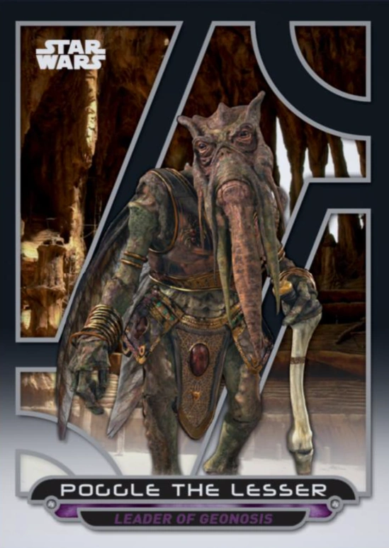 Poggle the Lesser - AOTC-19 - Galactic Files 2016 | Star Wars: Card ...