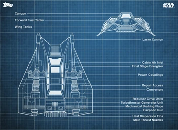 Snowspeeder - Blueprints | Star Wars: Card Trader Wiki | Fandom