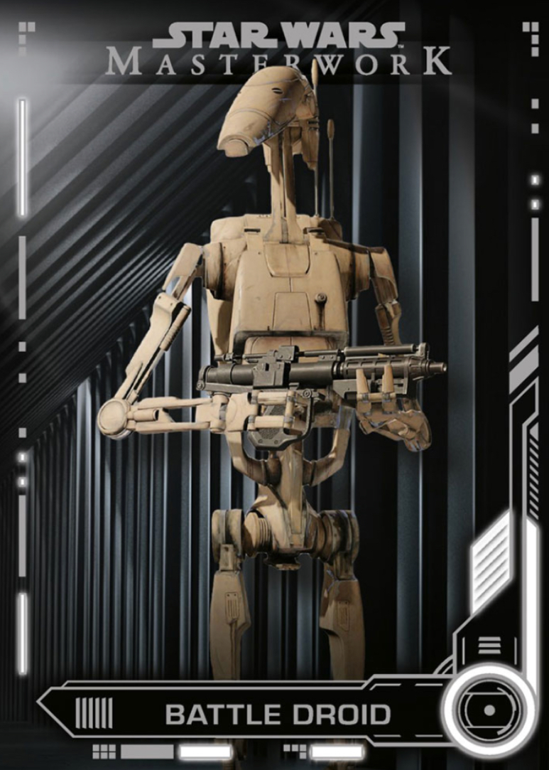 Battle Droid - Star Wars: Masterwork - Base | Star Wars: Card Trader ...