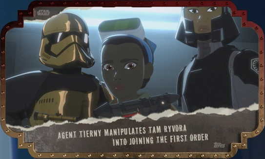 Agent Tierny manipulates Tam Ryvora into joining the First Order - Scum ...