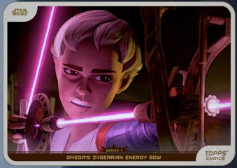 Topps' Choice - 2023 - Omega's Zygerrian Energy Bow | Star Wars: Card ...