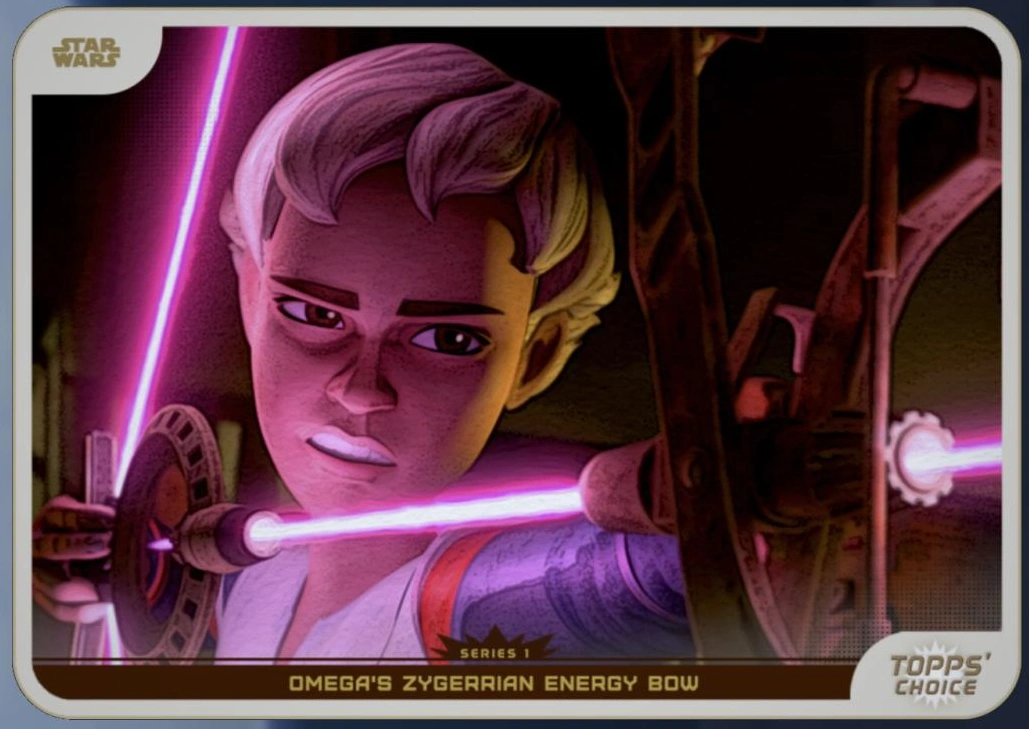 Topps' Choice - 2023 - Omega's Zygerrian Energy Bow | Star Wars: Card ...