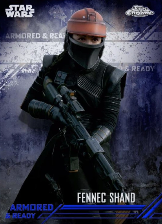 Fennec Shand - Topps Chrome: The Mandalorian - Armored & Ready | Star ...