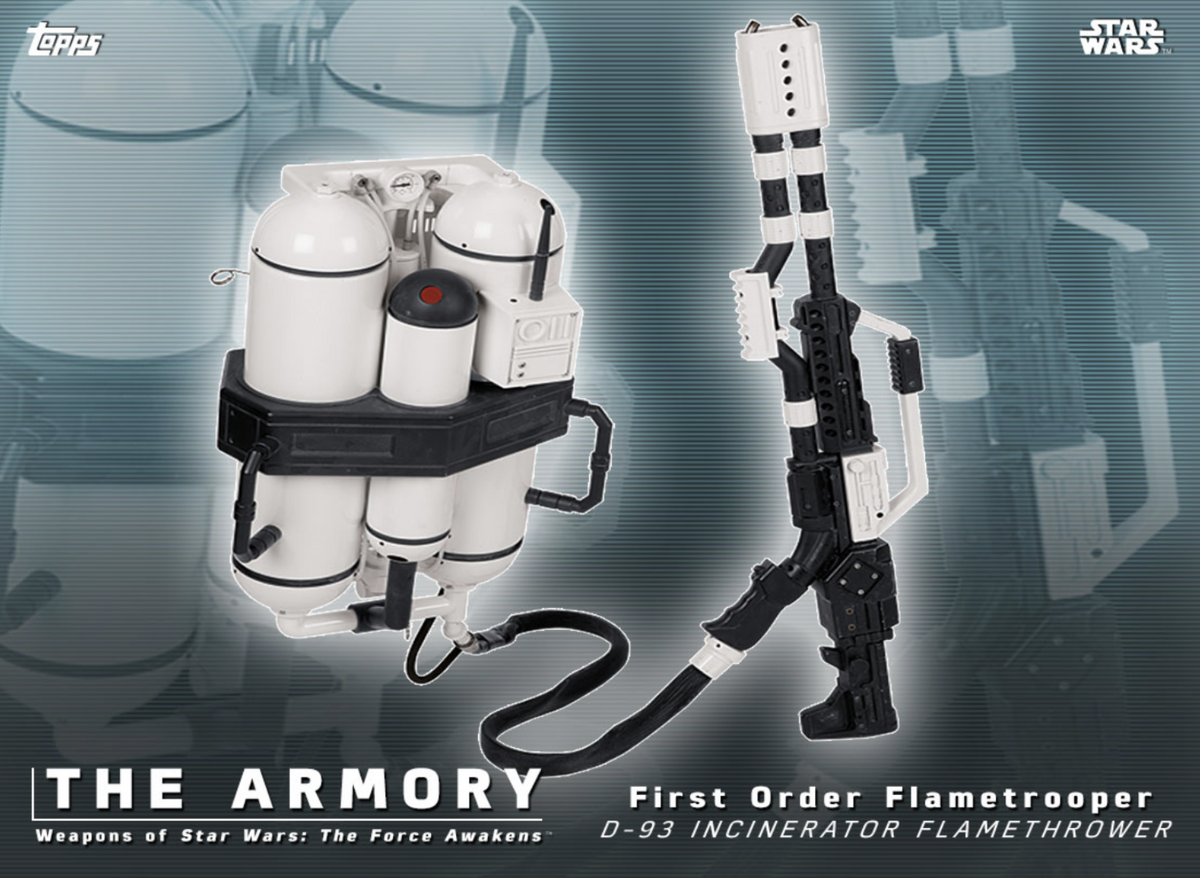 First Order Flametrooper D-93 Incinerator Flamethrower - The Force ...