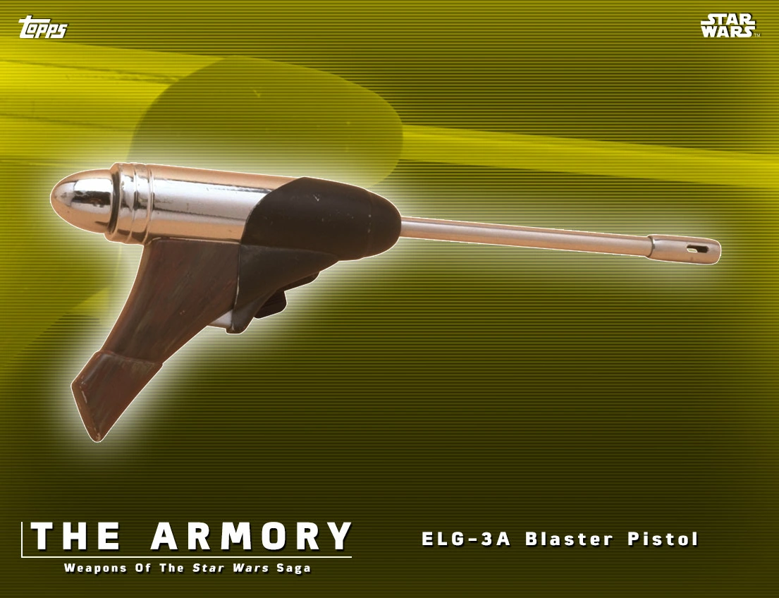 ELG-3A Blaster Pistol - The Armory | Star Wars: Card Trader Wiki | Fandom
