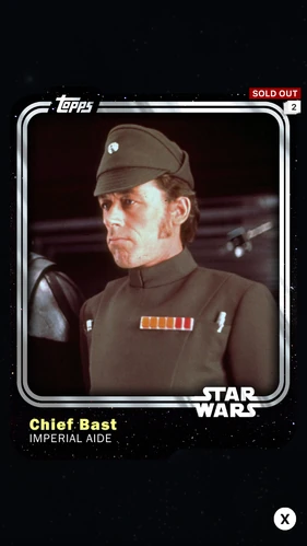 Chief Bast - Imperial Aide - Base Series 1 | Star Wars: Card Trader ...