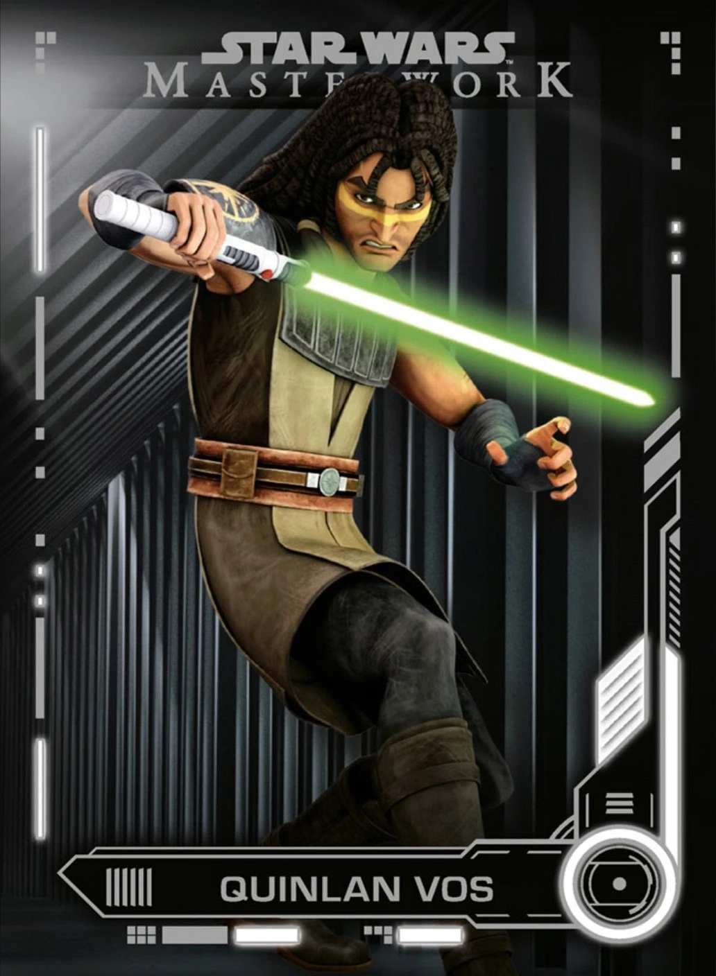 Quinlan Vos - Star Wars: Masterwork - Base | Star Wars: Card Trader ...
