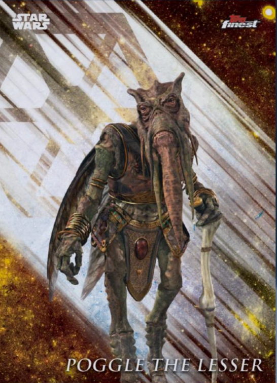 Poggle the Lesser - Topps Finest 2019 - Base | Star Wars: Card Trader ...