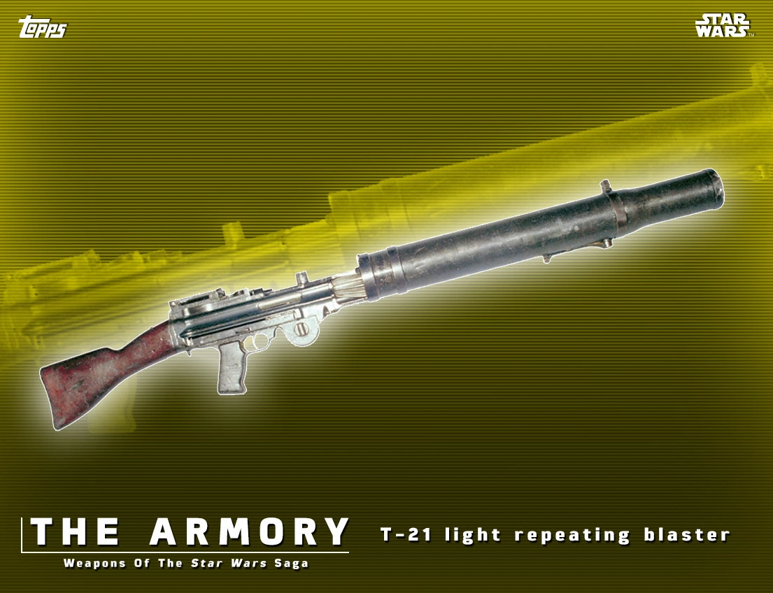 T-21 Light Repeating Blaster - The Armory | Star Wars: Card Trader Wiki ...