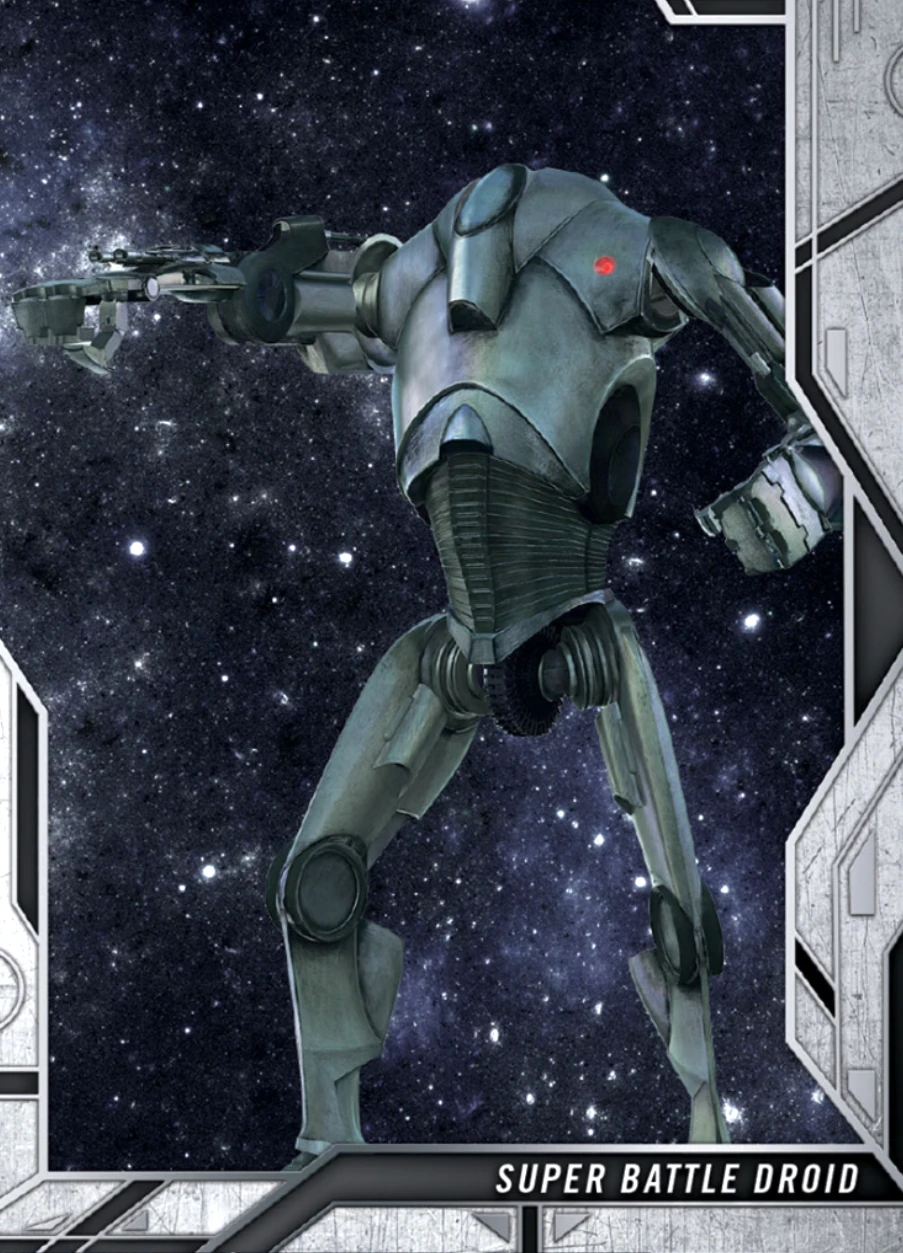 Super Battle Droid - Topps Finest 2019 - Droids | Star Wars: Card ...