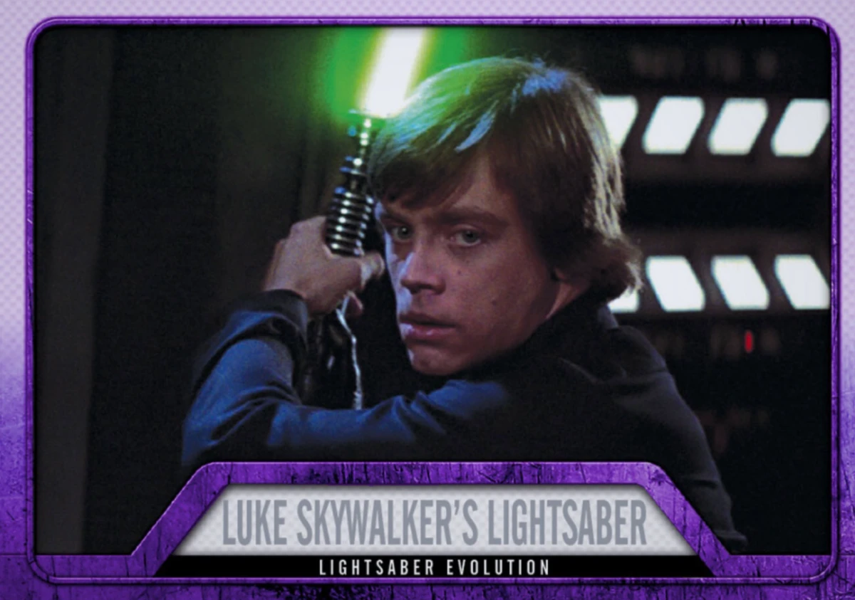 Evolution Lightsaber - Luke Skywalker | Star Wars: Card Trader Wiki ...