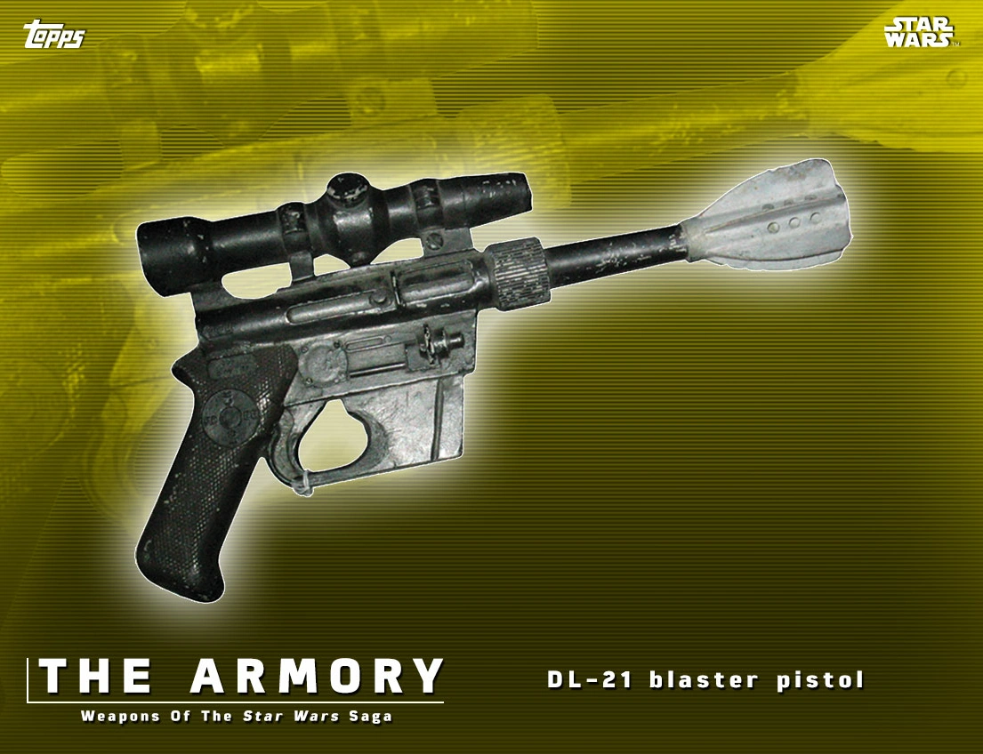 DL-21 Blaster Pistol - The Armory | Star Wars: Card Trader Wiki | Fandom