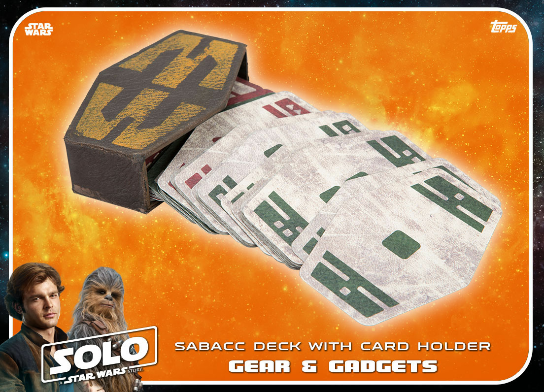 Sabacc Deck with Card Holder - Solo: A Star Wars Story - Gear & Gadgets ...