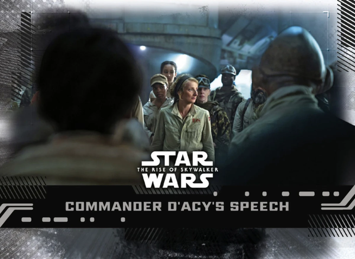 Commander D'Acy's Speech - Star Wars: The Rise of Skywalker Series 1 ...