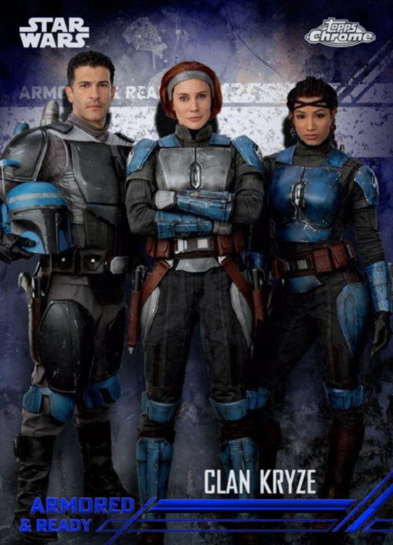 Clan Kryze - Topps Chrome: The Mandalorian - Armored & Ready | Star ...