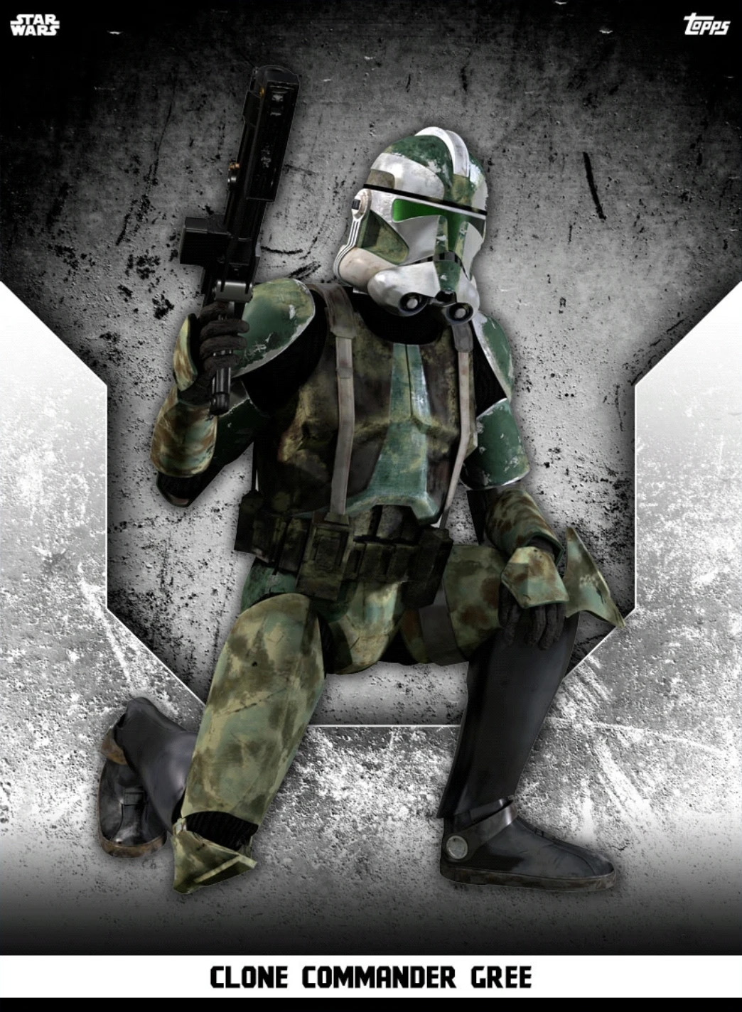 Clone Commander Gree - Rank & File | Star Wars: Card Trader Wiki | Fandom