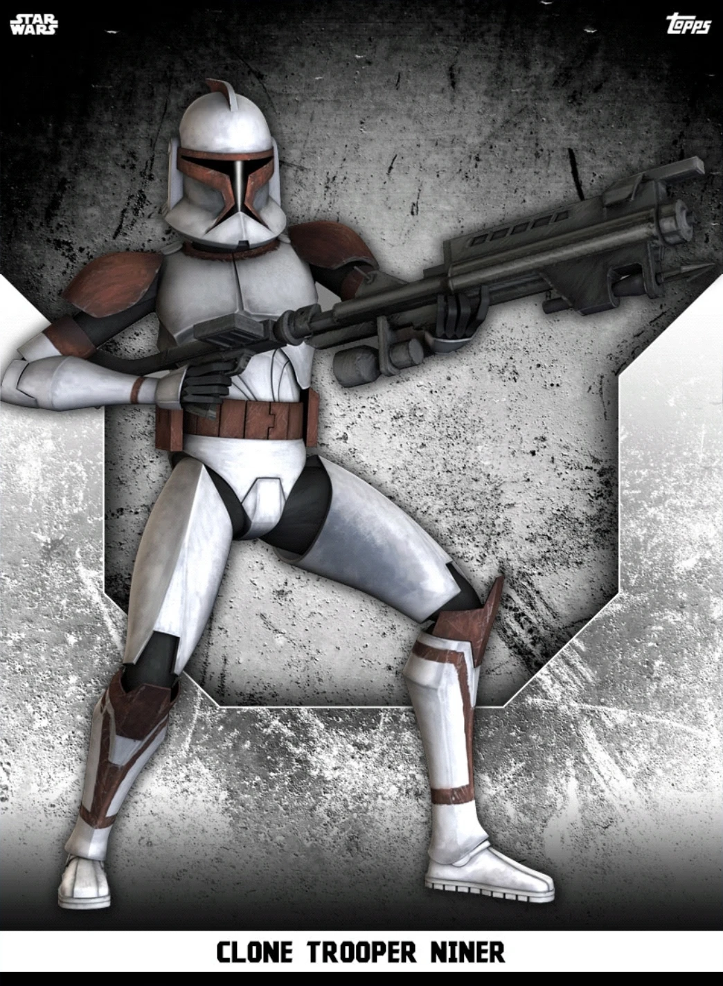 Clone Trooper Niner - Rank & File | Star Wars: Card Trader Wiki | Fandom