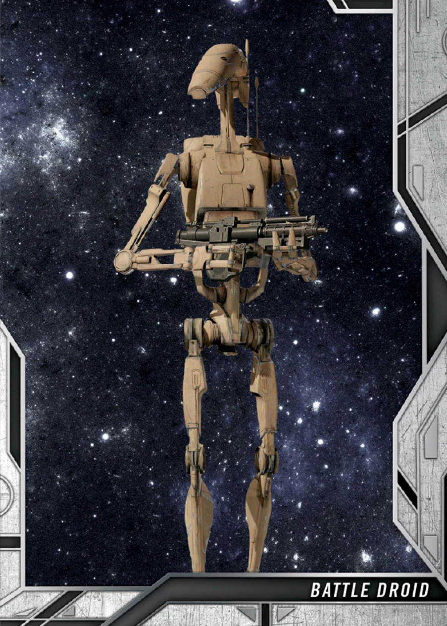 Battle Droid - Topps Finest 2019 - Droids | Star Wars: Card Trader Wiki ...