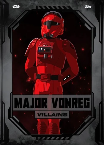 Major Vonreg - Villains - 2021 | Star Wars: Card Trader Wiki | Fandom