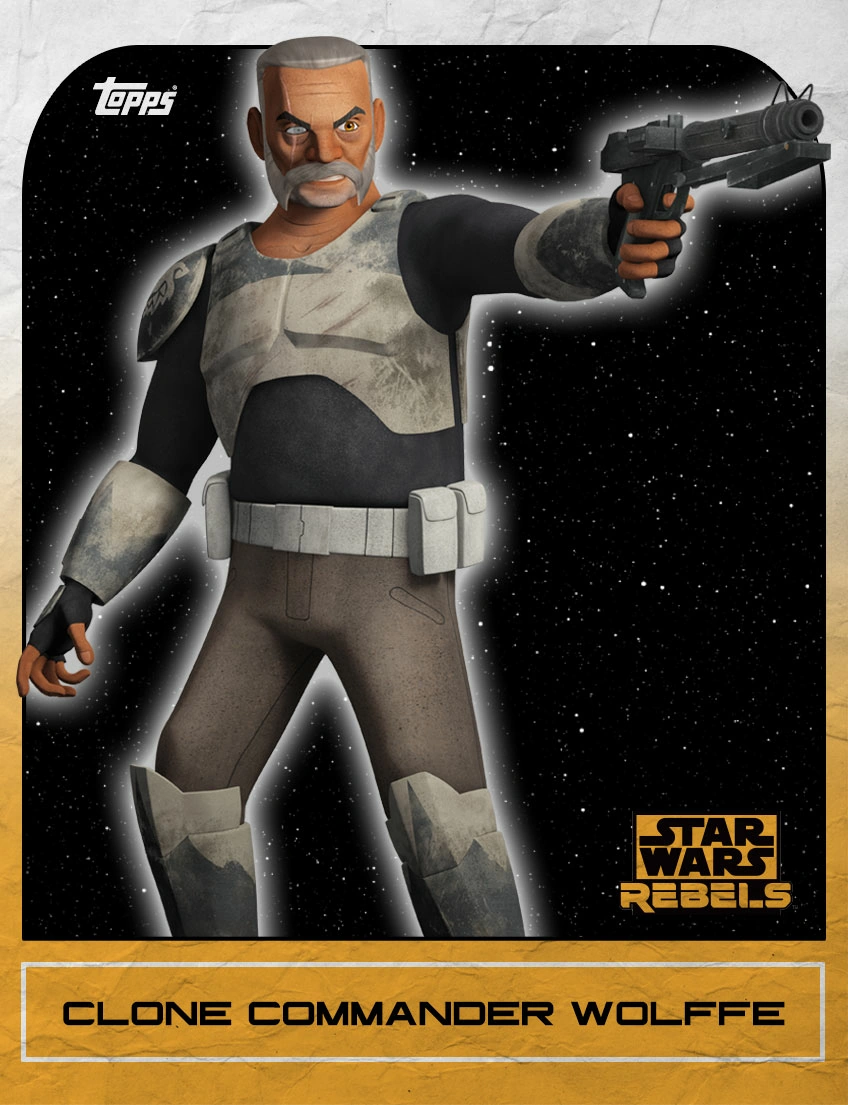 Clone Commander Wolffe - Star Wars Rebels: Retro | Star Wars: Card ...