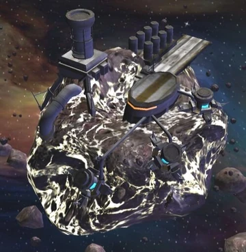 asteroid mining base