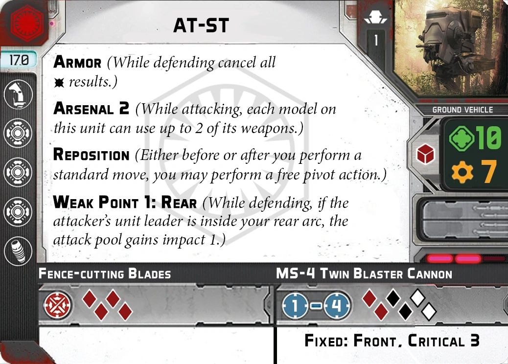 First Order AT-ST | Clever Clanker's Star Wars: Legion Homebrew Wiki ...