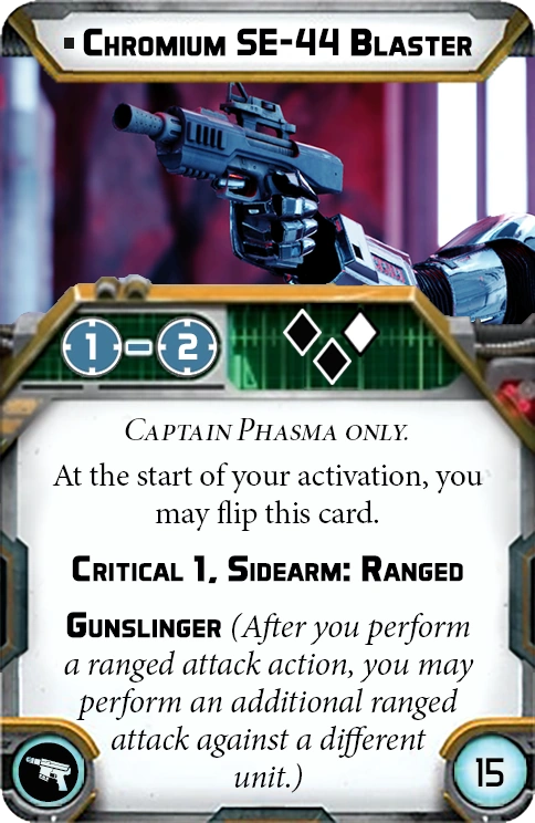 Chromium SE-44C Pistol/Quicksilver Baton | Clever Clanker's Star Wars ...