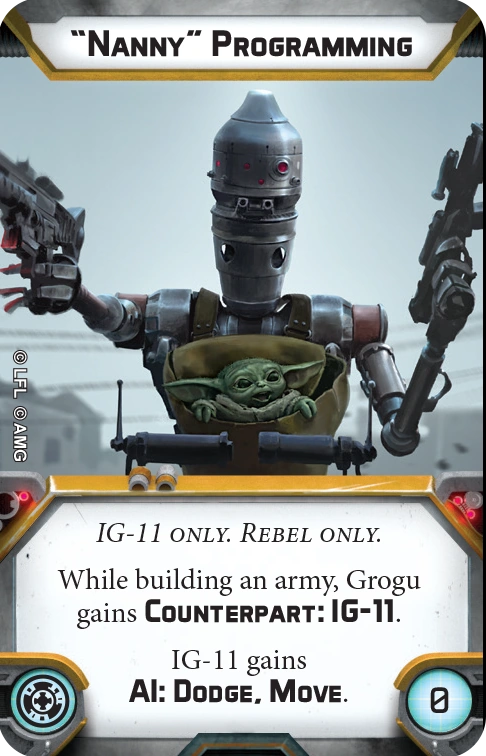 "Nanny" Programming | Starwarslegion Wiki | Fandom