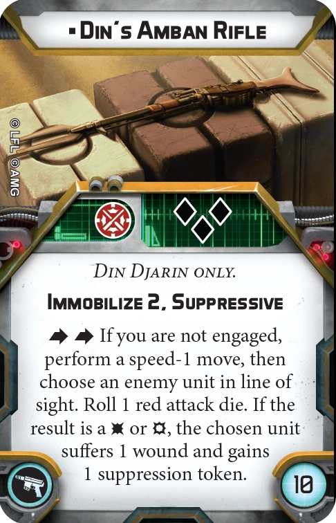Din's Amban Rifle | Starwarslegion Wiki | Fandom