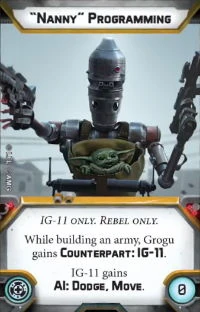 "Nanny" Programming | Starwarslegion Wiki | Fandom