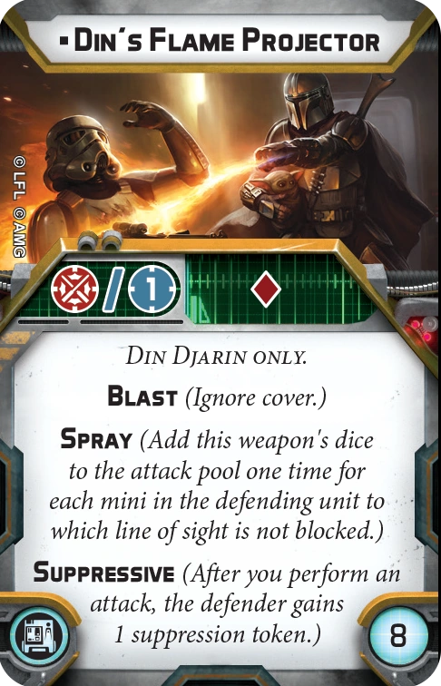 Din's Flame Projector | Starwarslegion Wiki | Fandom