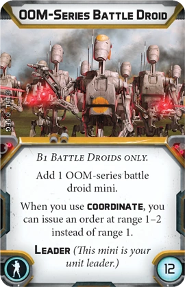 OOM-Series Battle Droid | Starwarslegion Wiki | Fandom