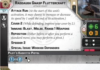 Raddaugh Gnasp Fluttercraft (Attack Craft) | Starwarslegion Wiki | Fandom