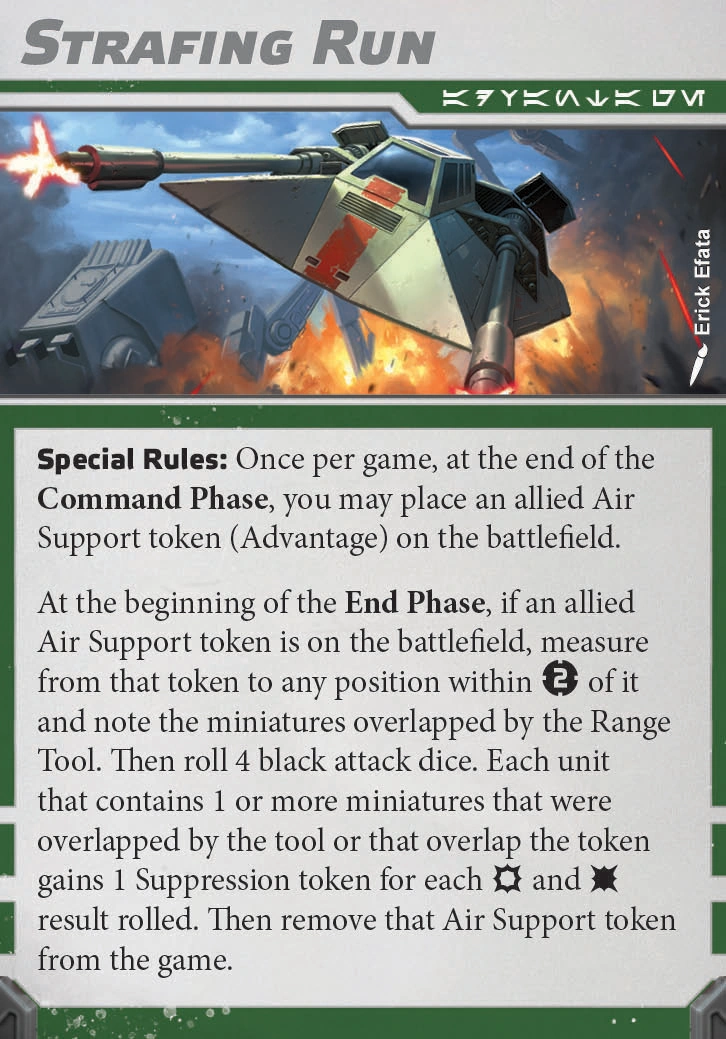 Strafing Run | Starwarslegion Wiki | Fandom