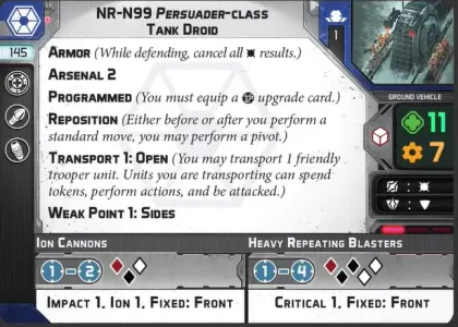 NR-N99 Persuader-Class Tank Droid | Starwarslegion Wiki | Fandom