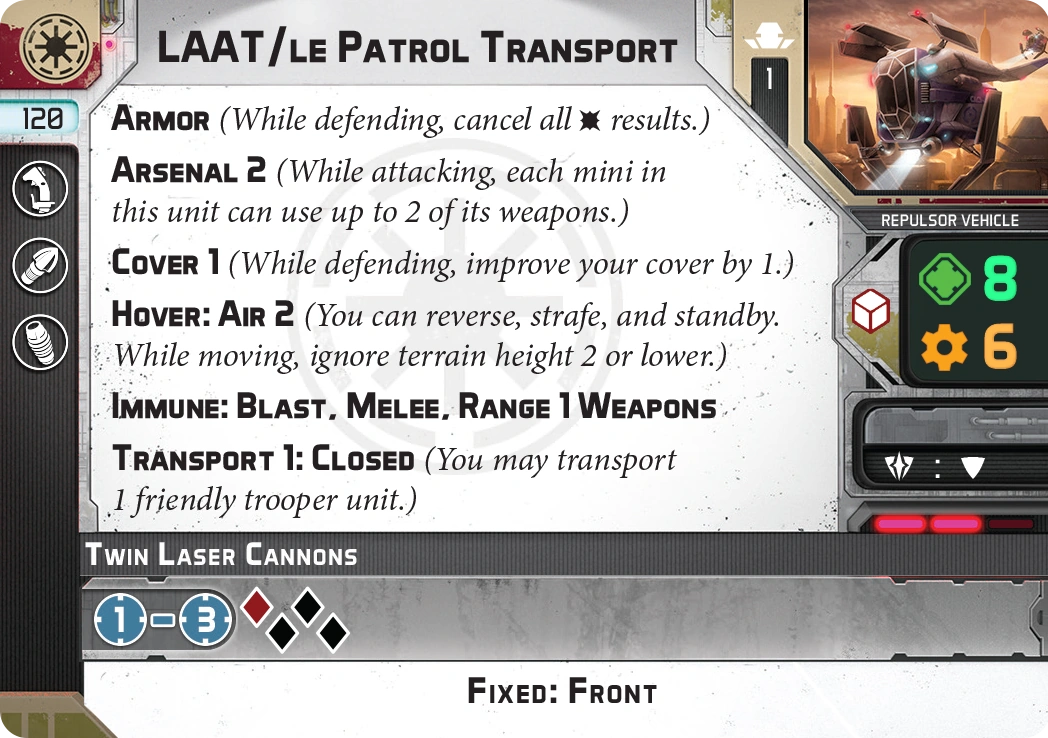 LAAT/le Patrol Transport | Starwarslegion Wiki | Fandom