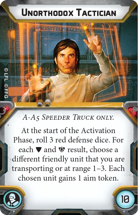 Unorthodox Tactician | Starwarslegion Wiki | Fandom