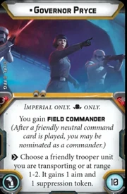 Governor Pryce | Starwarslegion Wiki | Fandom