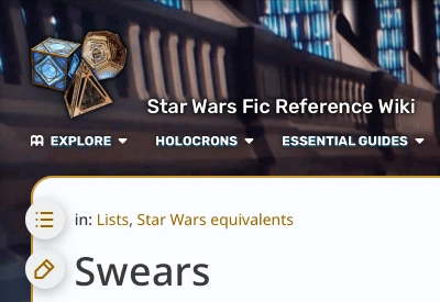 Star Wars Fic Reference Wiki:Advanced editing | Star Wars Fic Reference ...