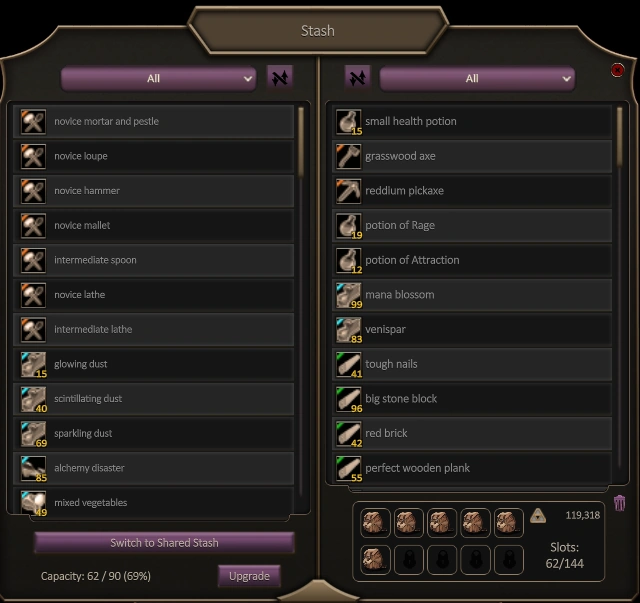 Stash Inventory - Official Stash Wiki