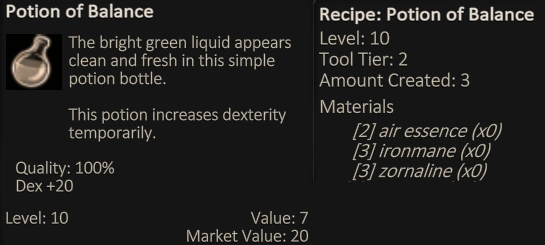 Potion of Balance - Official Stash Wiki