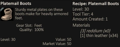 Platemail Boots - Official Stash Wiki