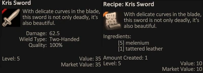Kris Sword - Official Stash Wiki