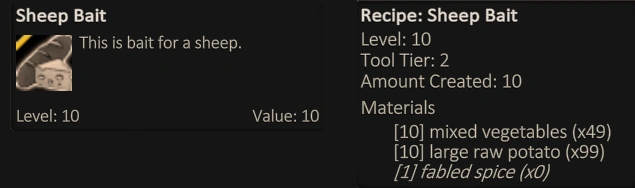 Sheep Bait - Official Stash Wiki