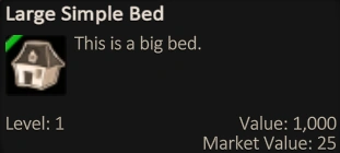 Large Simple Bed - Official Stash Wiki