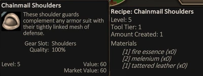 Chainmail Shoulders - Official Stash Wiki