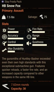 HB Snow Fox | State of Decay 2 Wiki | Fandom