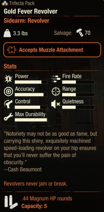 Gold Fever Revolver | State of Decay 2 Wiki | Fandom